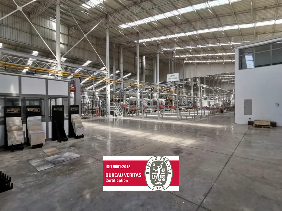 ISO 9001 V 2015 certificate update- carthago ceramic